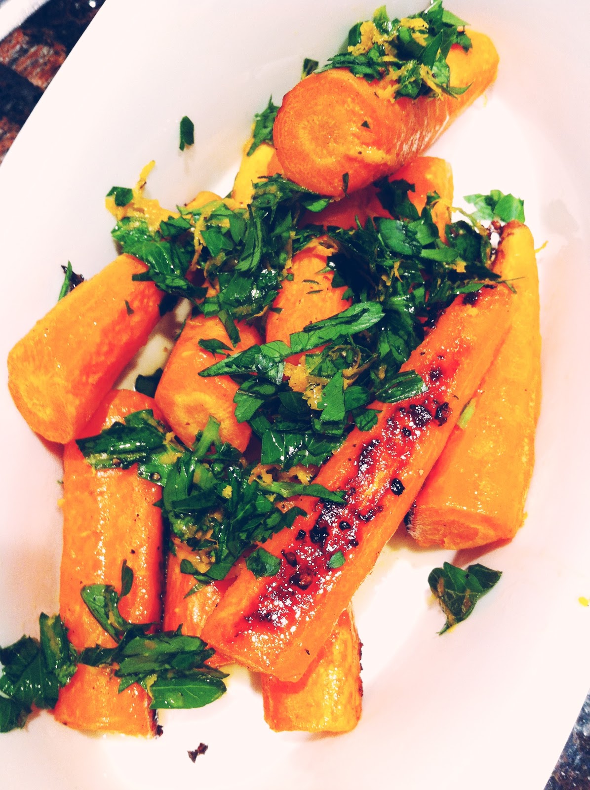 Utterly In Love.: ginger carrots.