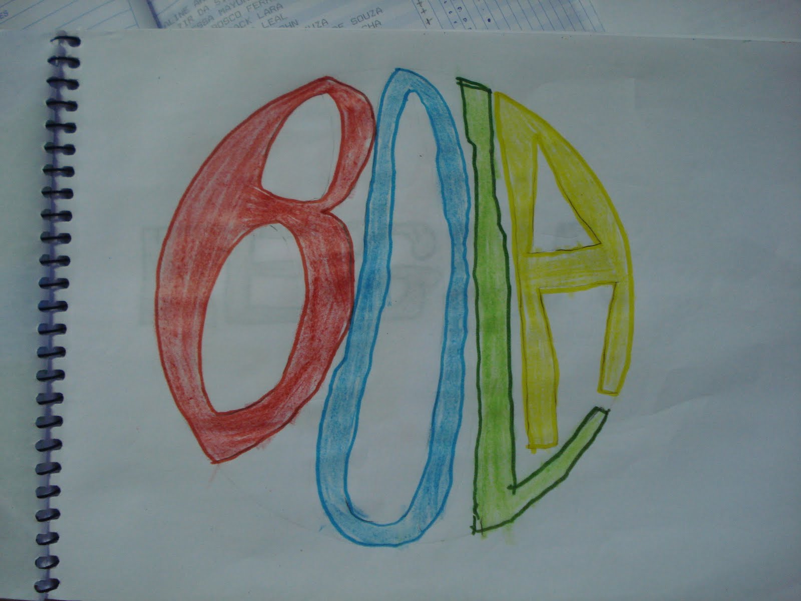 Perceber: Desenho com Letras