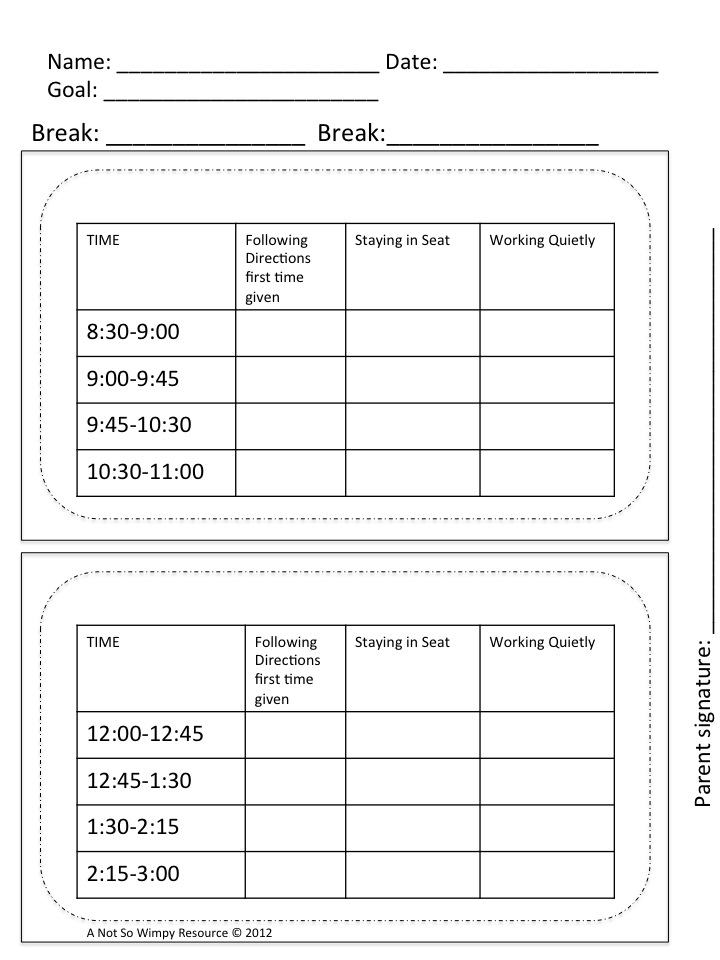 A Not So Wimpy Teacher's Behavior Management Manual: I Need a Break ...