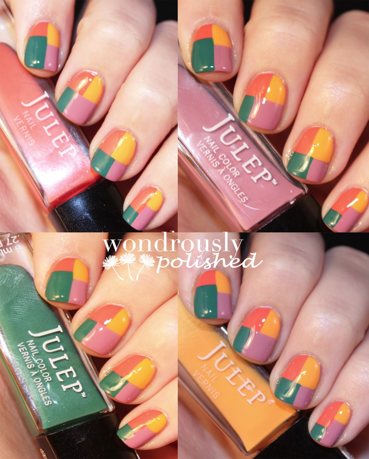 Wondrously Polished: Julep Color Blocking