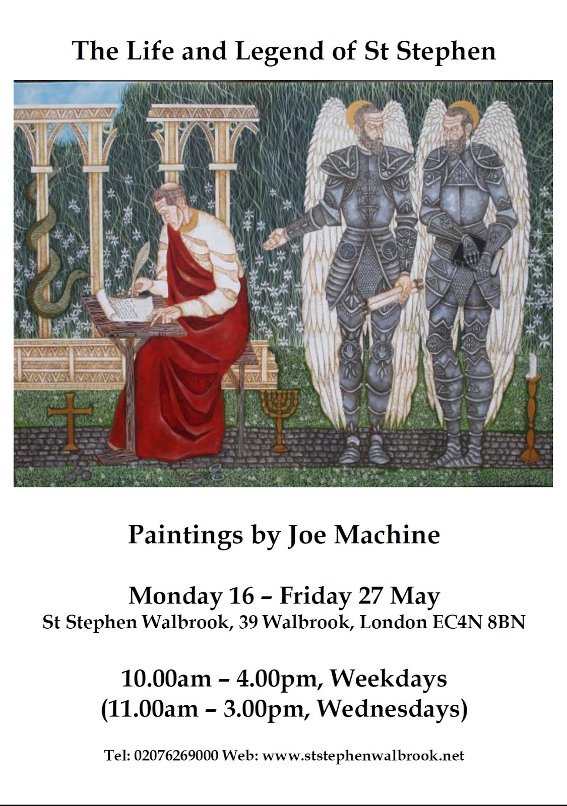 Between: The Life & Legend of St Stephen: Paintings by Joe Machine
