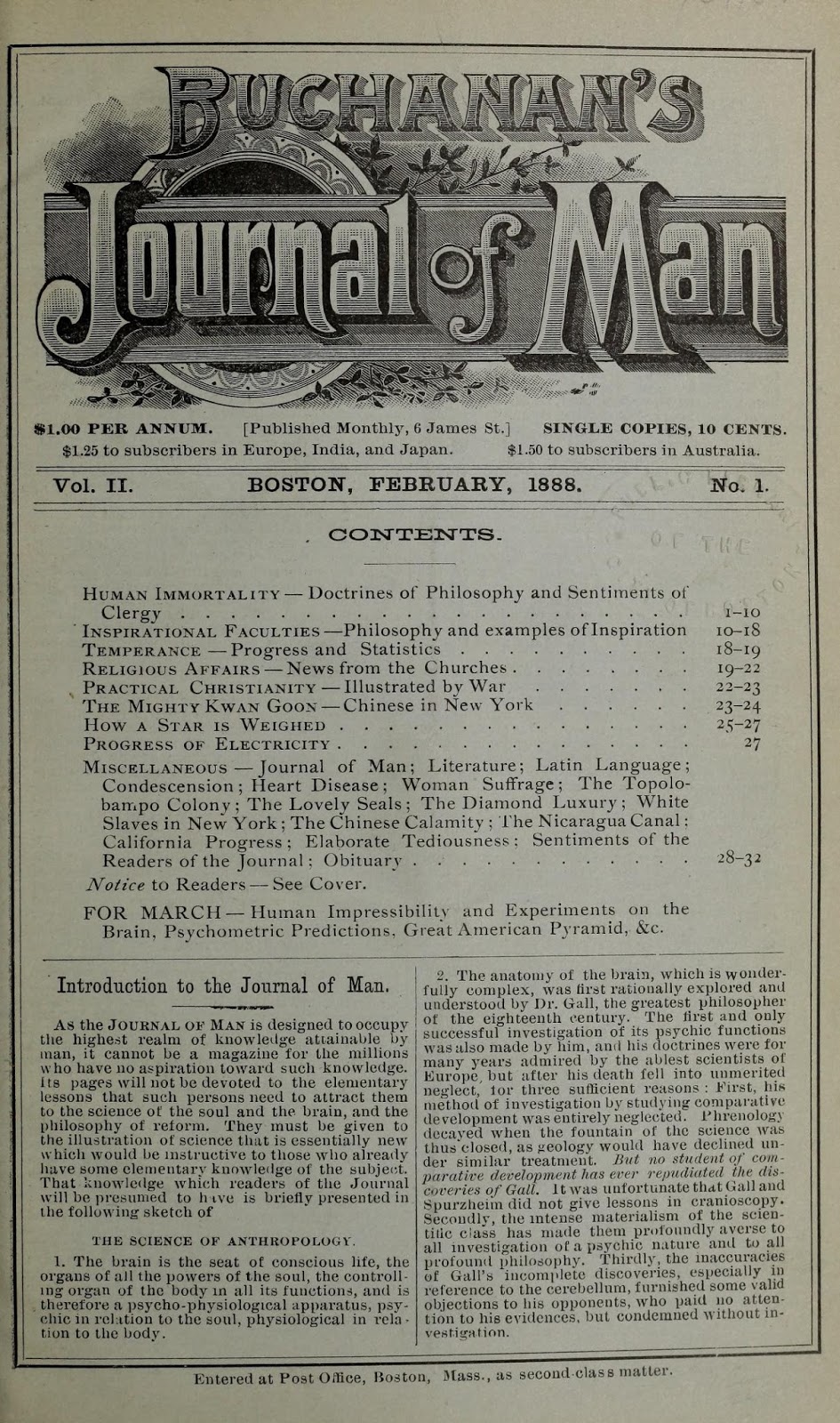 SurvivalAfterDeath | CienciasPsíquicas: Joseph Rodes Buchanan