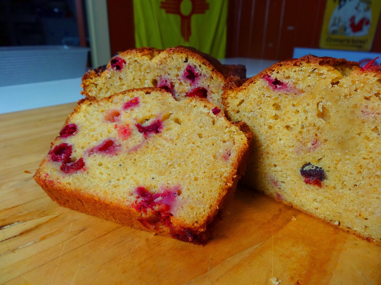 Tango Spice Test Kitchen: Tango's Southwest Sunset Cranberry Bread
