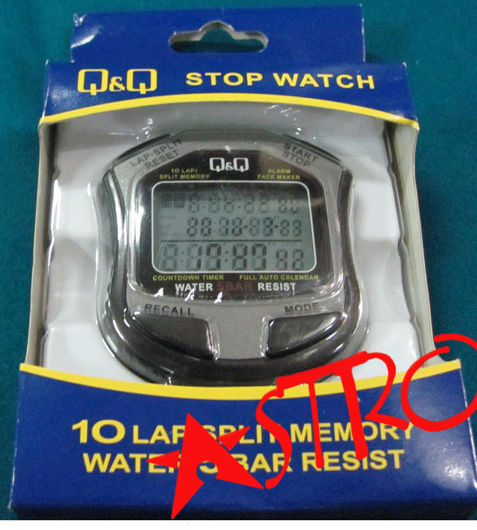 Astro: Stopwatch Q&Q 10Memory