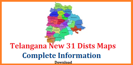 Telangana New 31 Districts Profile-Administrative Political Mandal-Maps ...