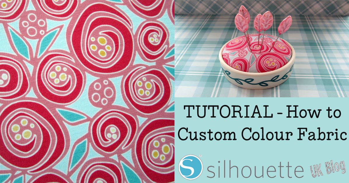 Silhouette UK: Make a custom-coloured fabric design