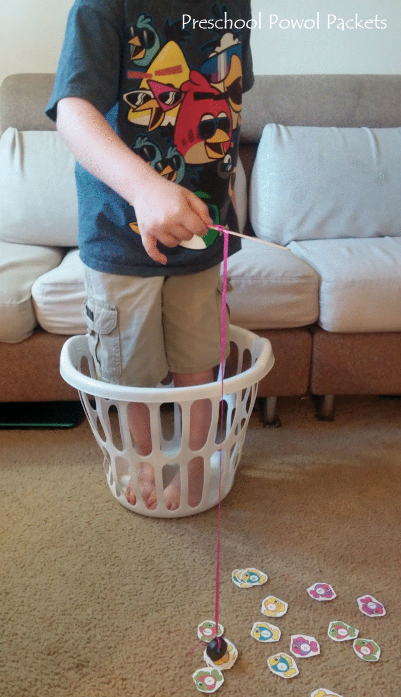 Fishing for Letters with {FREE} Fish Letters & Sight Words | Preschool ...