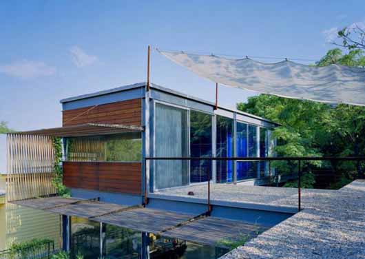 New Home Design Ideas: Blue Glass House Designs - By Bercy Chen Studio ...