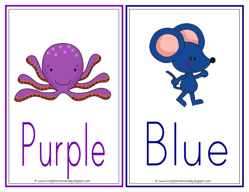 SGBlogosfera. María José Argüeso: COLOR WALL CARDS - COLOR FLASH CARDS