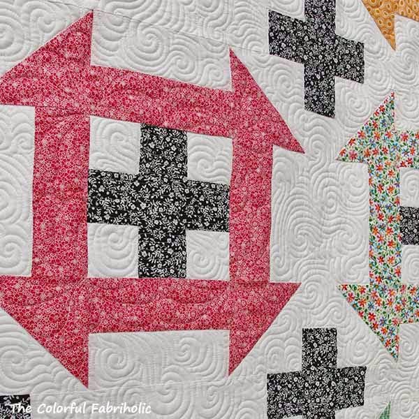 The Colorful Fabriholic: Plus Dash Finished