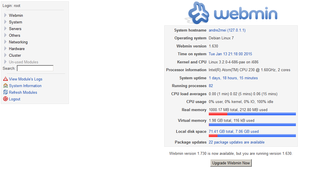 Installasi Webmin Pada Server Debian ~ Jfa