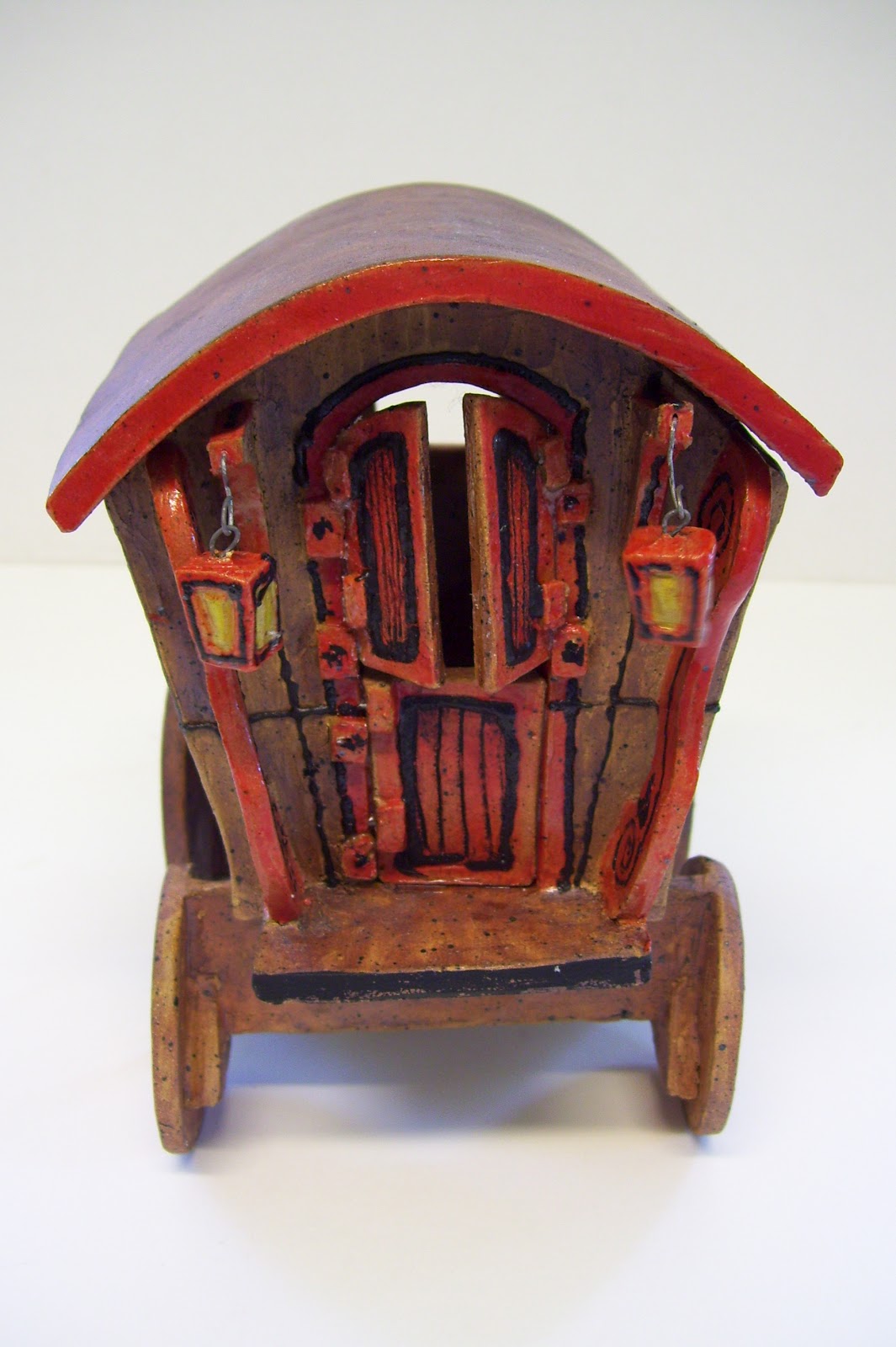 Alchemy of Clay: Gypsy Vardo wagon