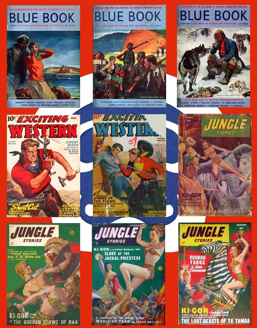 The Pulp Magazines Project: New Issues: Blue Book, Exciting Western, and Jungle Stories (2/20 ...