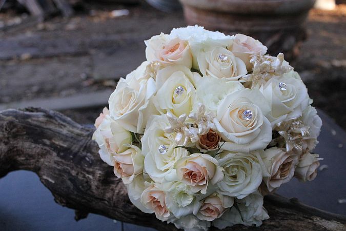 Brown Bunny Flowers: { julie and johnny } beautiful champagne wedding