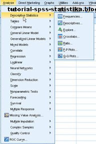 Menu di SPSS
