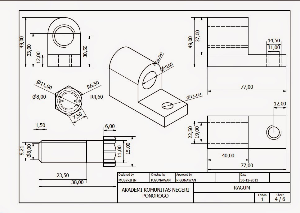 MUSYRIFIN: Sketsa Bagian- Bagian Ragum