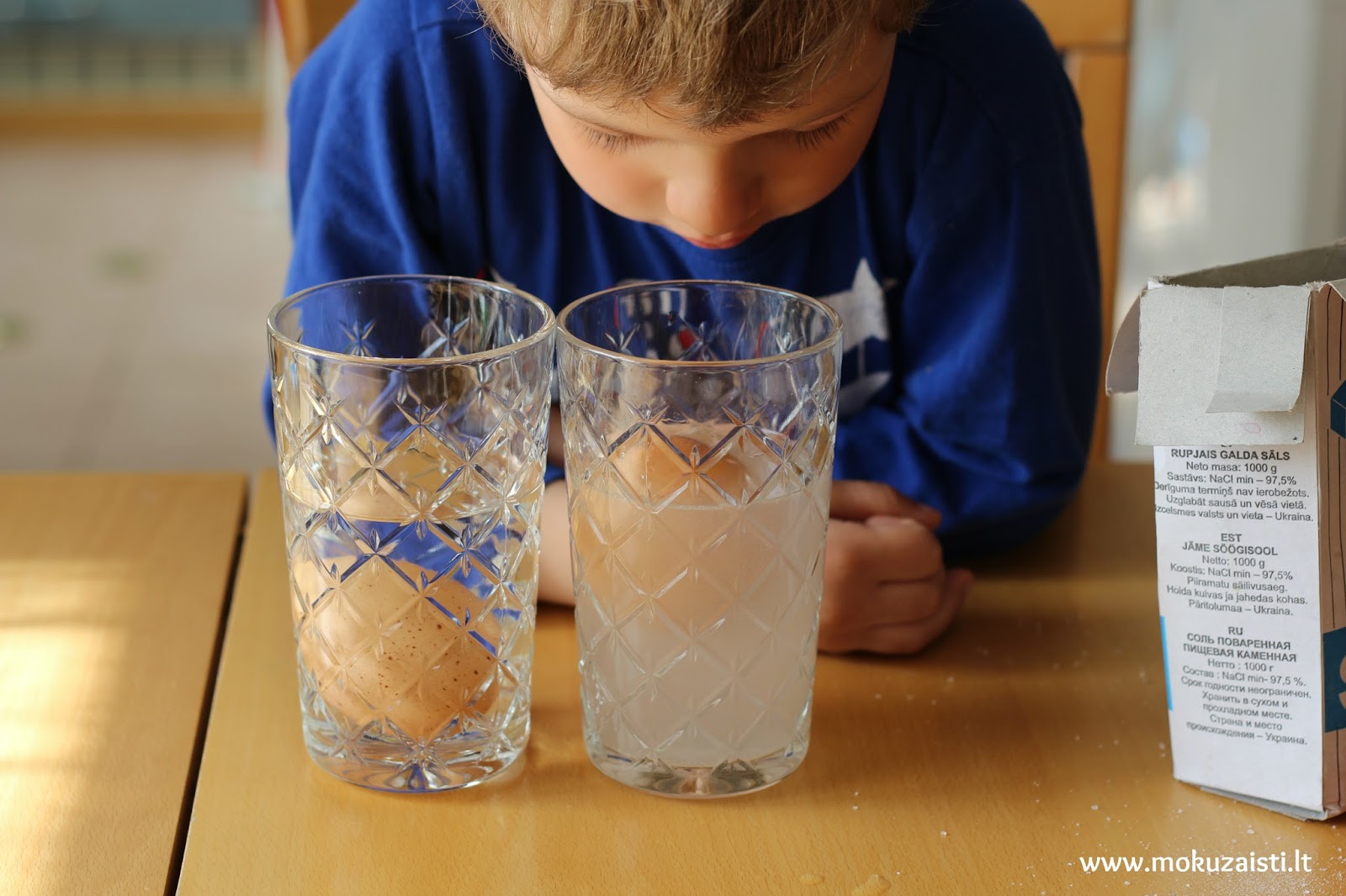 Moku žaisti: Eksperimentai vaikams su kiaušiniais