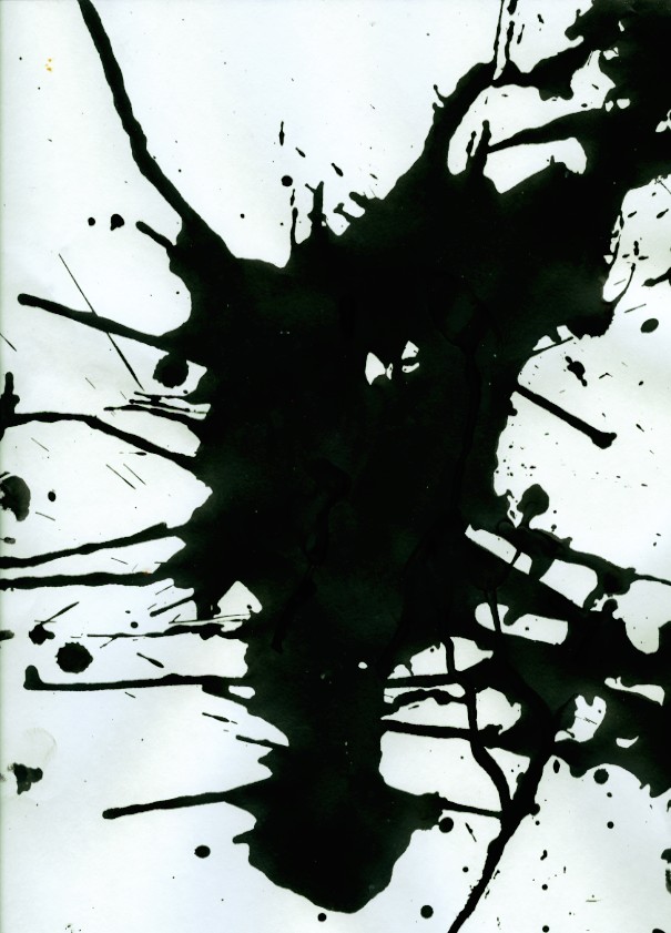 collage journeys: Playing with Ink