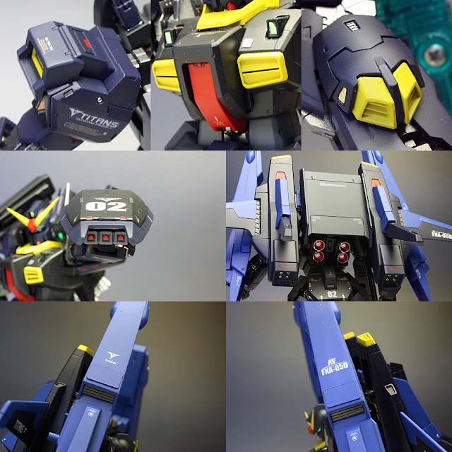 GUNDAM GUY: RG 1/144 Gundam Mk-II Titans: G-Defenser & Flying Armor ...