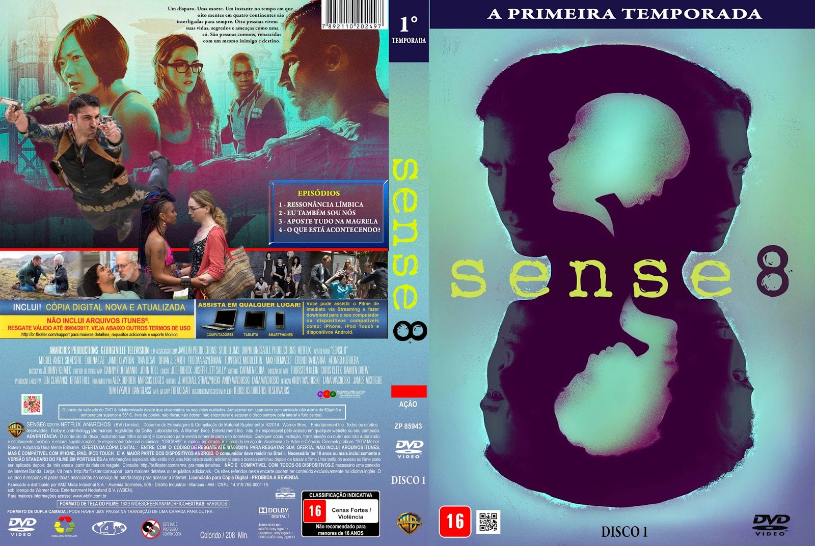 .: Sense 8 - T1 - Capa