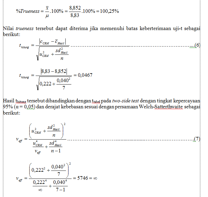 Penentuan Trueness, Bias dan Presisi Metodewww.infolabling.com