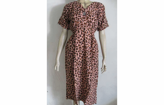 BAJU BATIK DRESS/DASTER MACAN 002 - Toko Batik Jogja