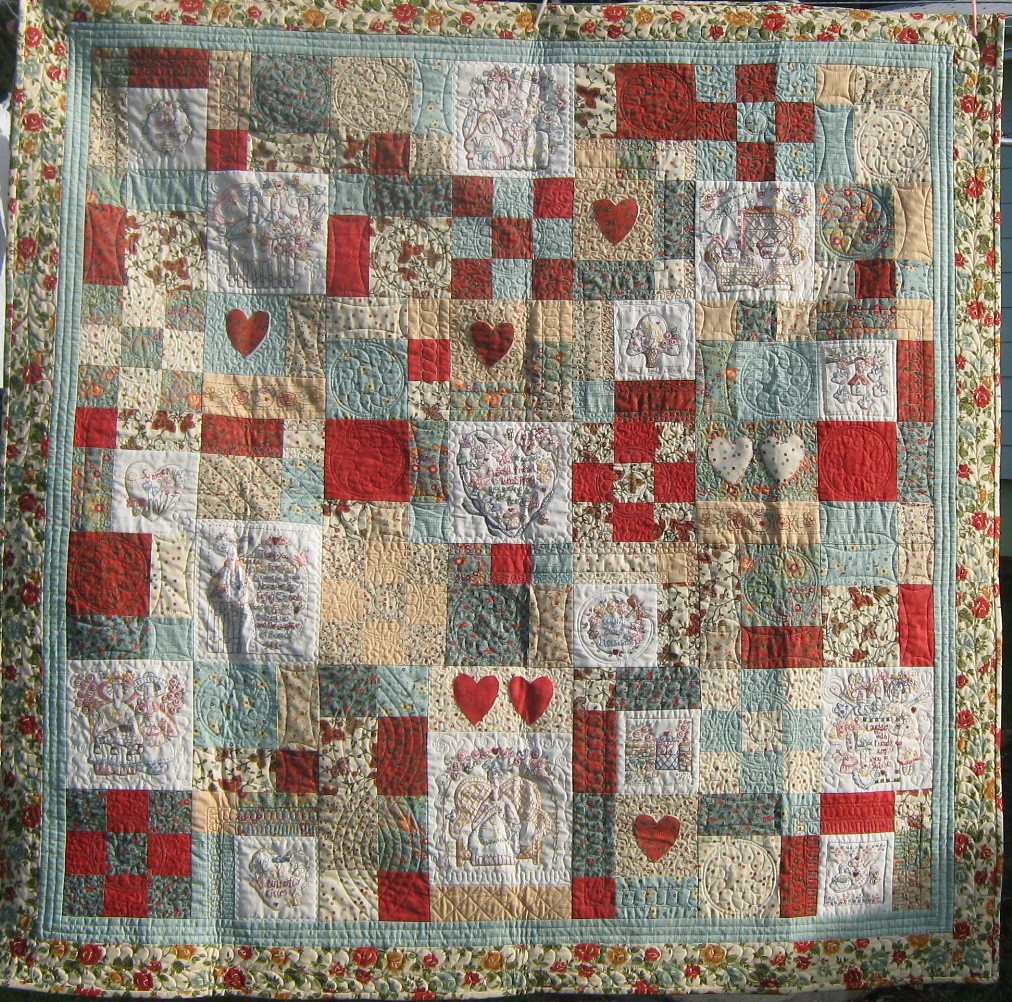 quiltmekiwi: Red Brolly