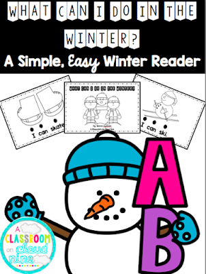 A Classroom On Cloud Nine: Winter Reading {Freebie}