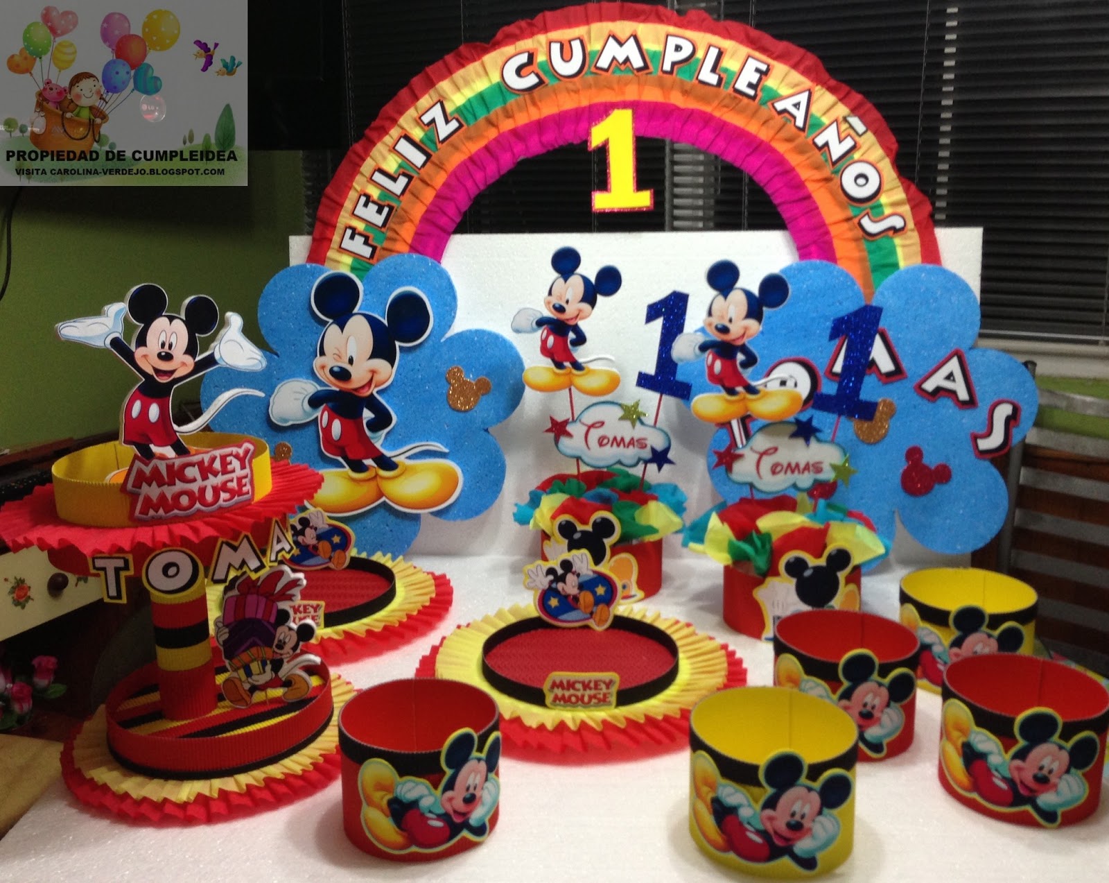 Decoraciónes infantiles Mickey Mouse - Imagui