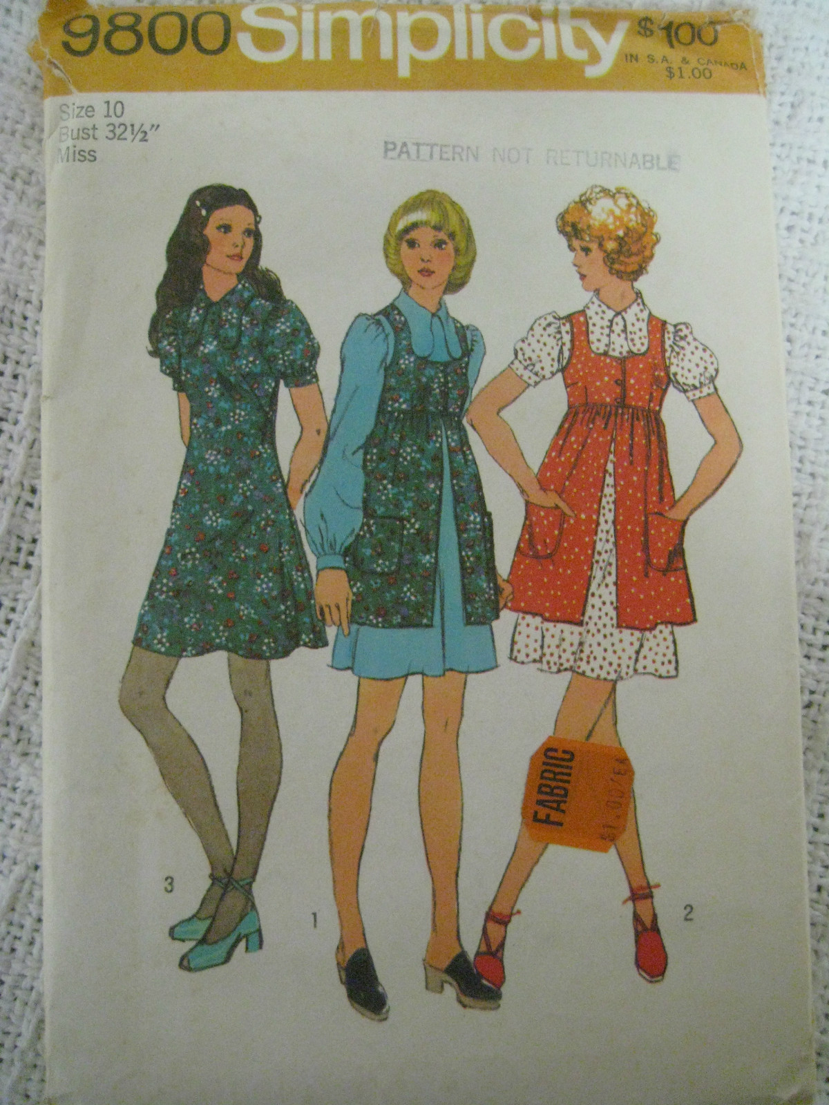 gold country girls: Simplicity Pattern # 9800