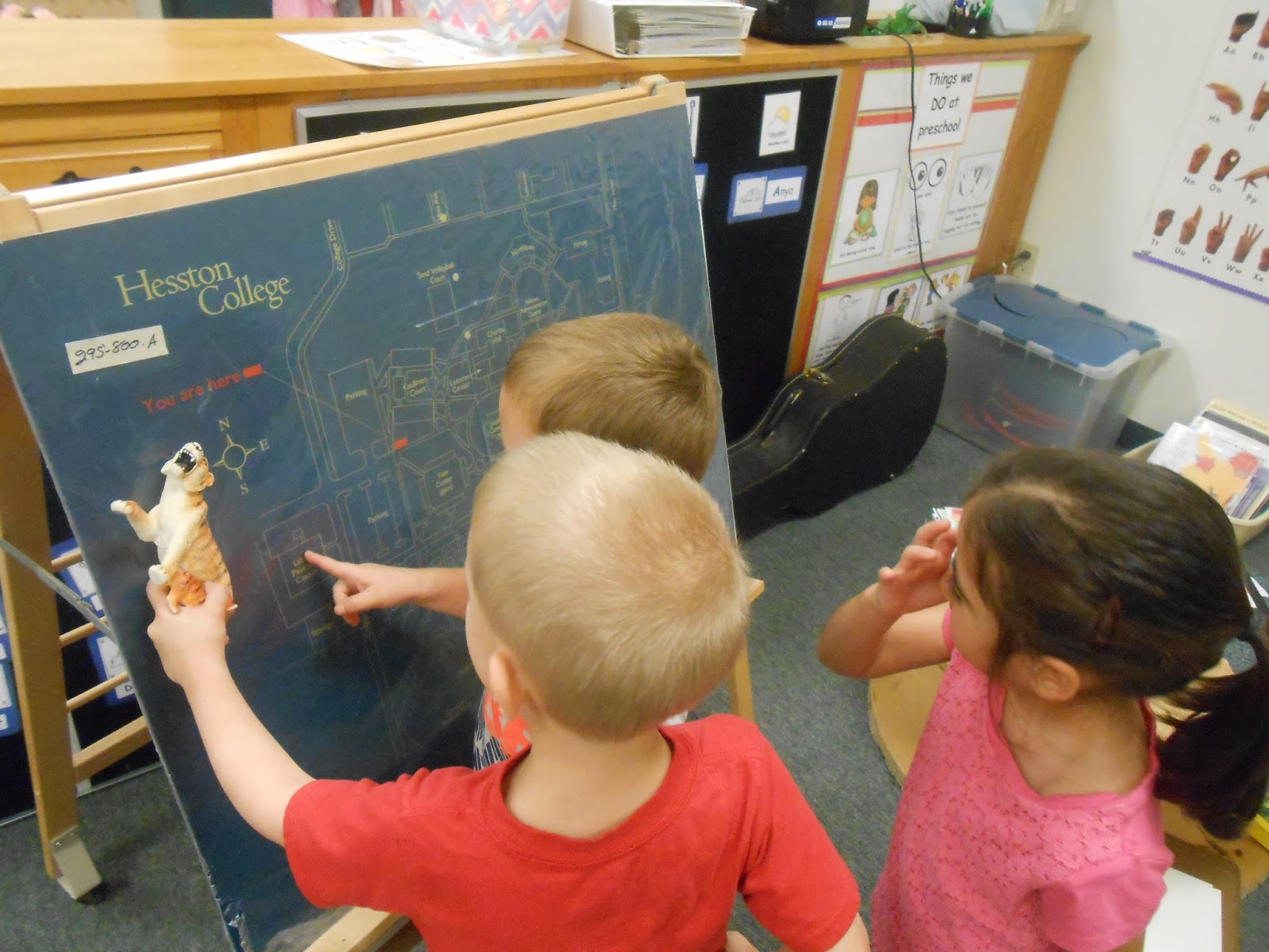 Hesston College Preschool: Maps!