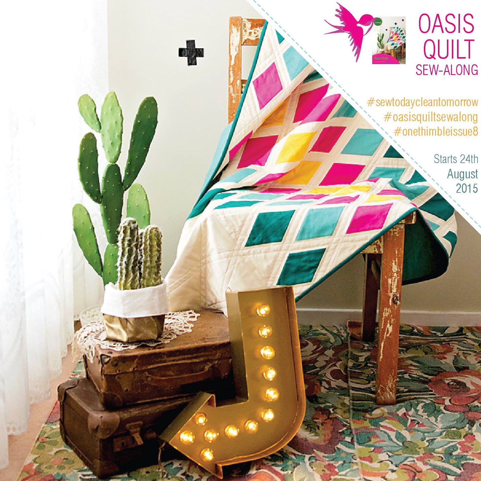 Oasis Quilt Sew Along |Sew Today, Clean Tomorrow