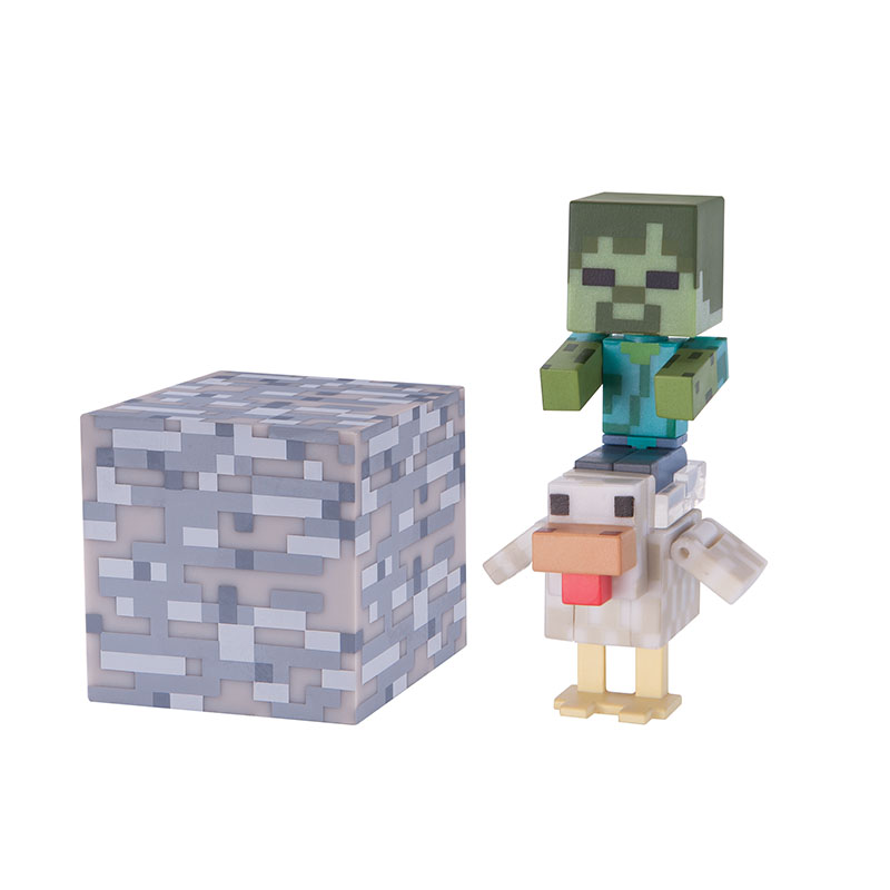 Minecraft Chicken Jockey Series 3 Figure | Minecraft Merch