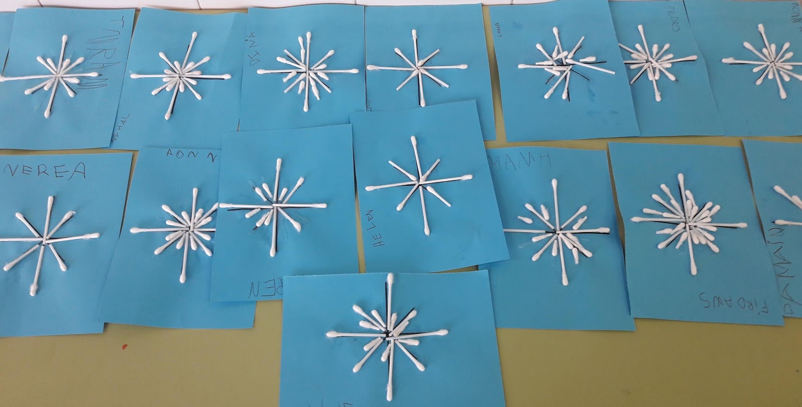 RECURSOS y ACTIVIDADES para Educación Infantil: Manualidad de Copos de ...