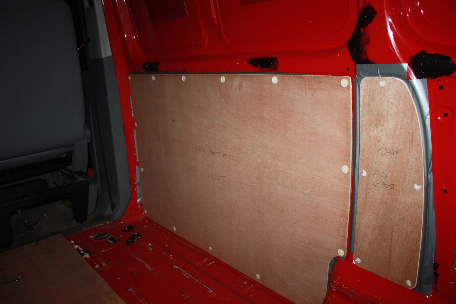 Making hidden panel clips fit 6mm ply | Our Campervan Year