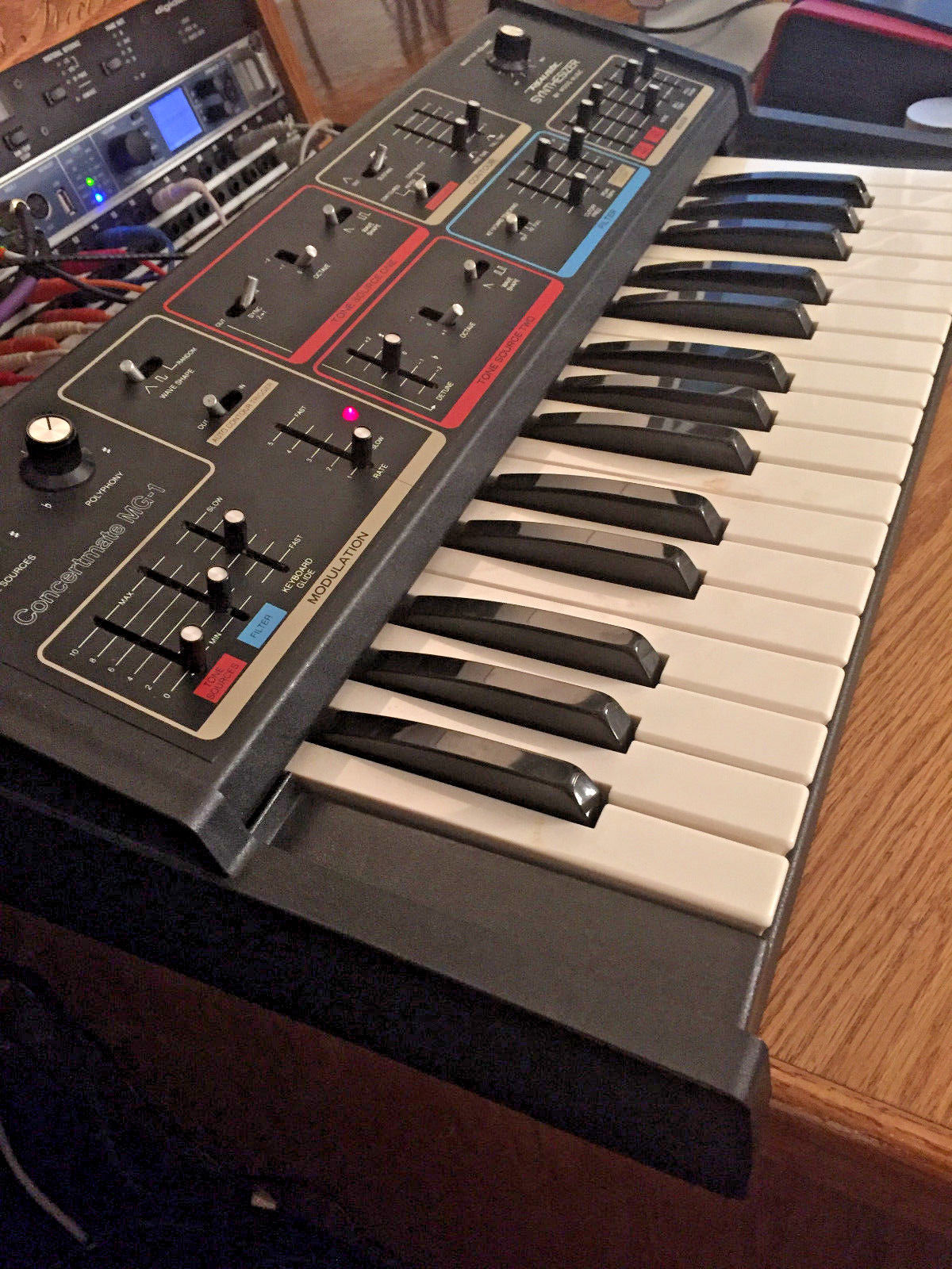 MATRIXSYNTH: Vintage Realistic Moog MG-1 Concertmate Analog Synthesizer ...