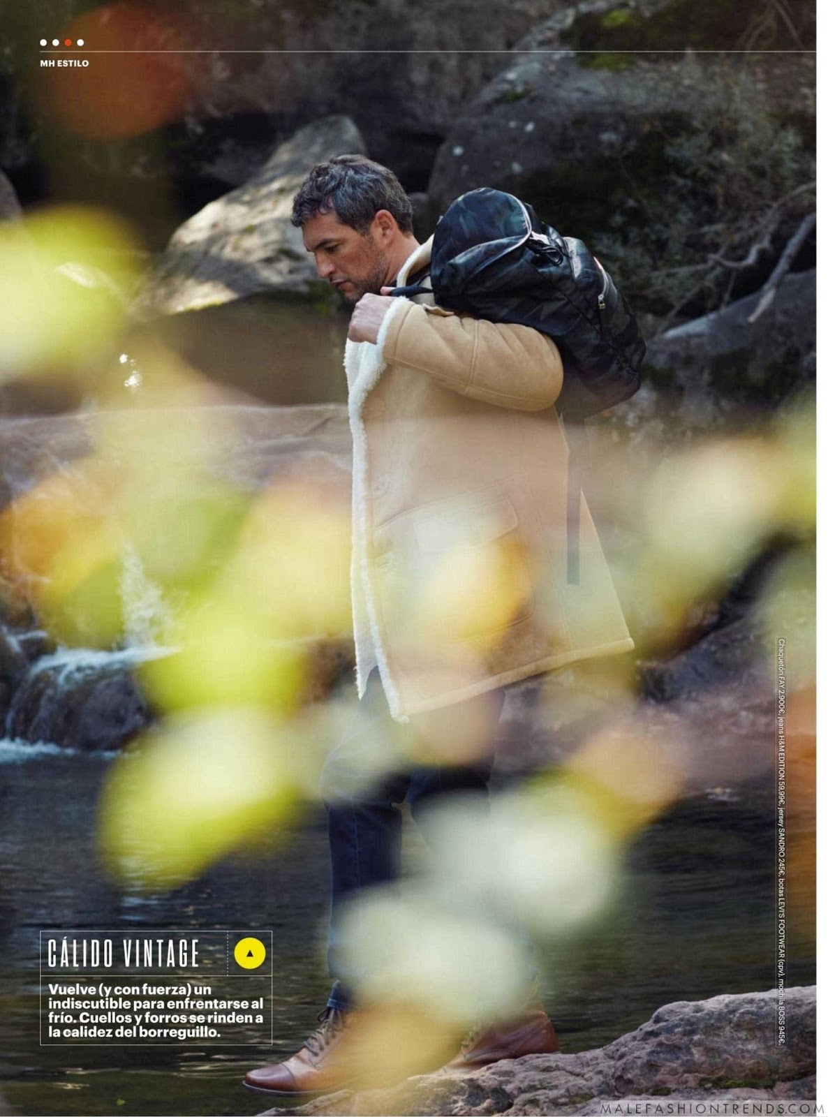 Ilay Kurelovic se abriga en básicos de otoño para Men's Health España