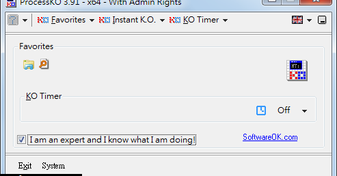 ProcessKO 4.14 免安裝版 - 一鍵快速關閉處理程序 - 阿榮福利味 - 免費軟體下載
