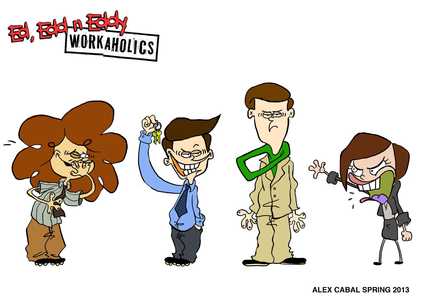 ACABZ: Character Concepts: Workaholics x Ed, Edd, N' Eddy