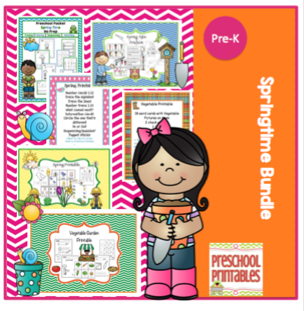 Springtime Bundle ~ Preschool Printables