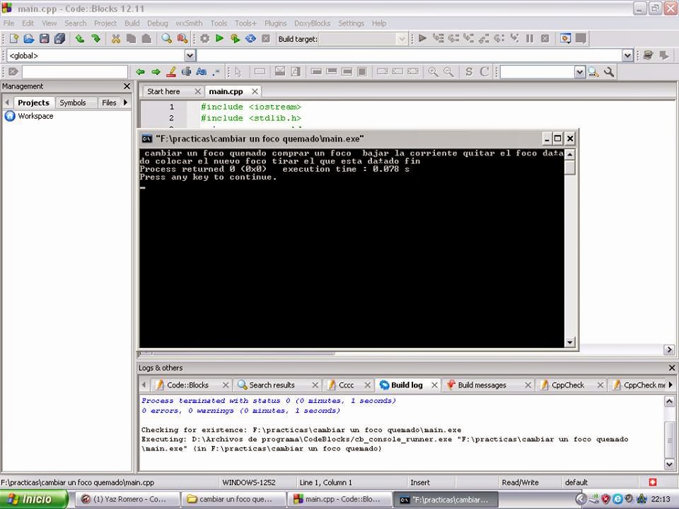 PROGRAMACIÓN DE SOFTWARE: Pasos Para Cambiar un Foco