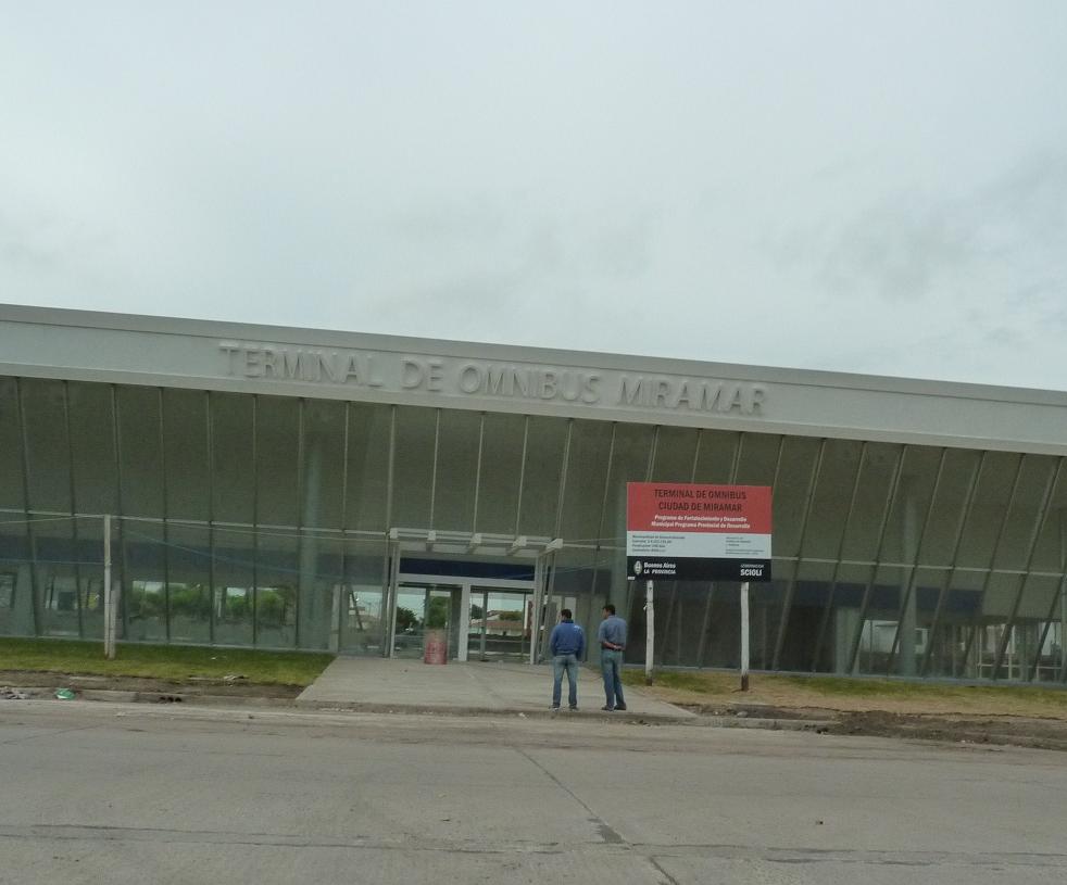 "Nueva terminal de ómnibus en Miramar"