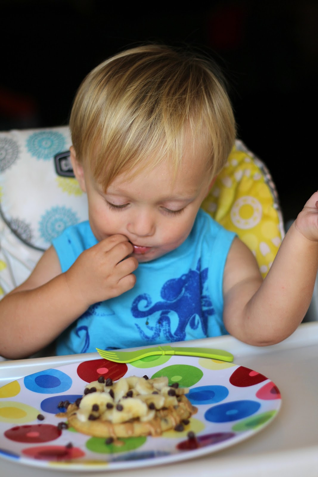 Toddler Eats: Chunky Monkey Waffles | Tuesdays with Jacob