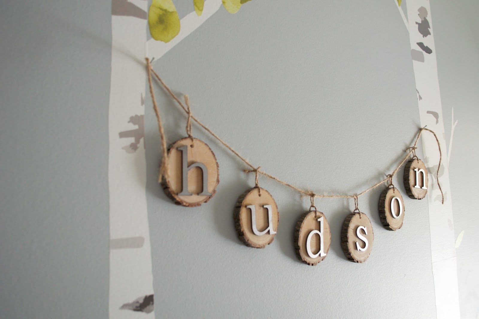 DIY Wood Name Banner | R&R at home
