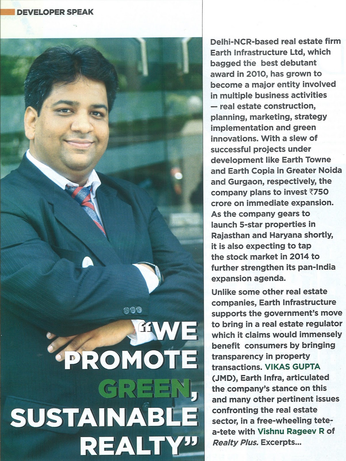 Real estate Developer: Powering a Green Future, Press Releases And ...