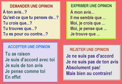 BLOG DE FRANCÉS DE LA E.S.O. (A1): Pour faire un débat