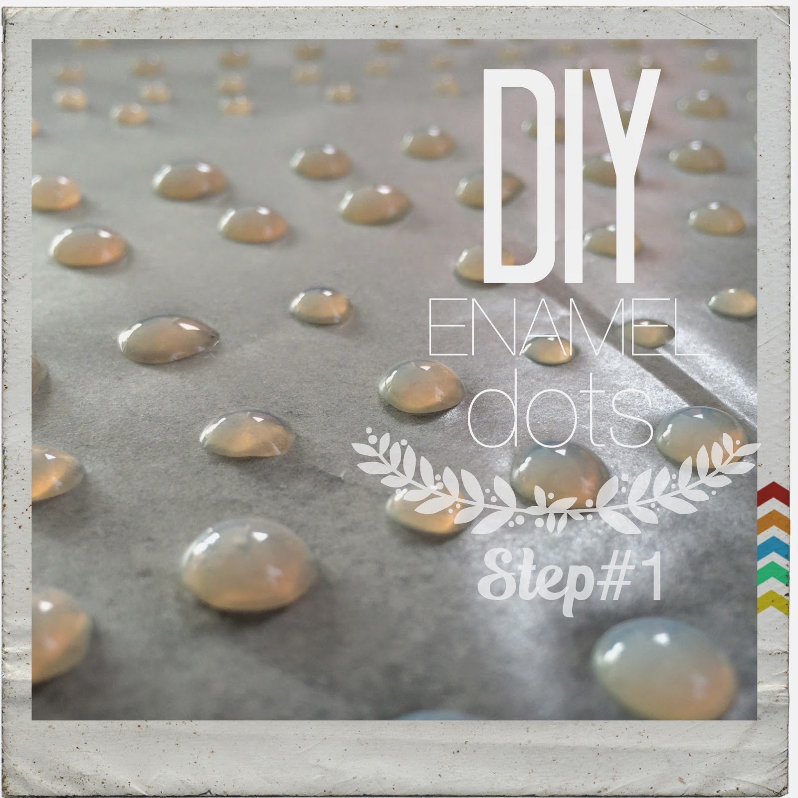 kim watson ★ design ★ papercraft: DIY: Make your own enamel dots!