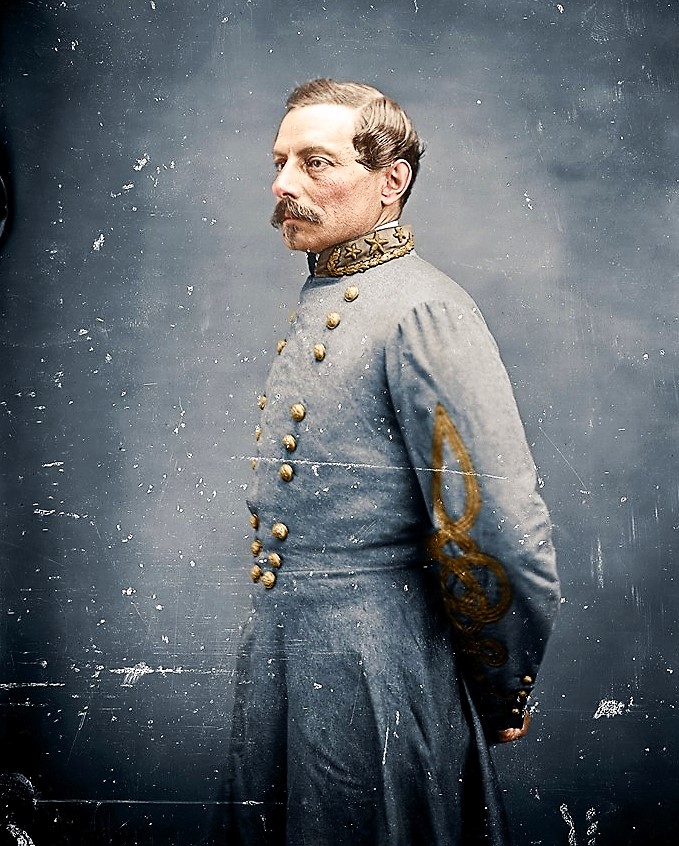 THE SOUTH'S DEFENDER: Beauregard battle flag