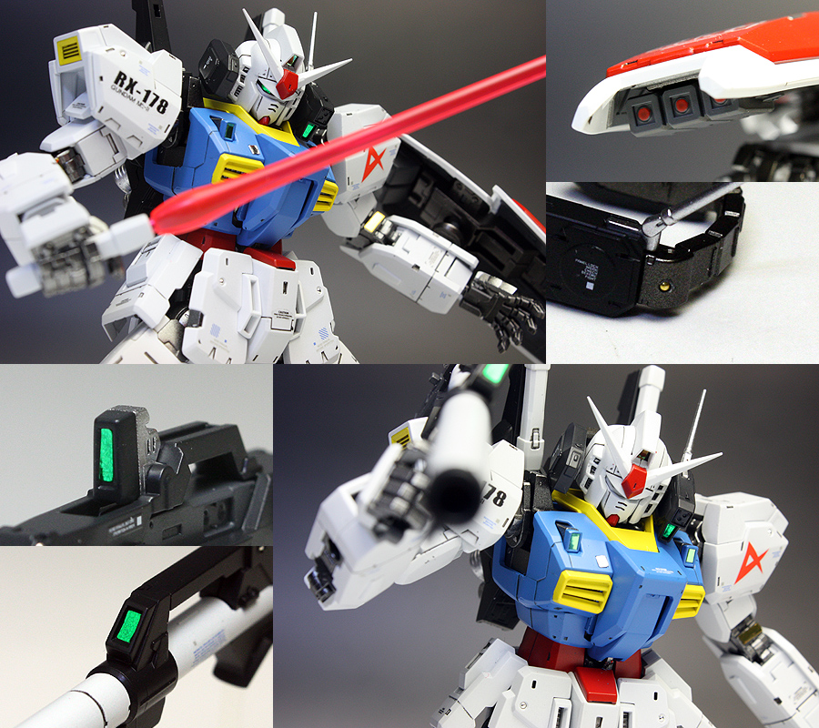 GUNDAM GUY: RG 1/144 Gundam Mk-II [AMURO RAY CUSTOM #3] - Painted Build