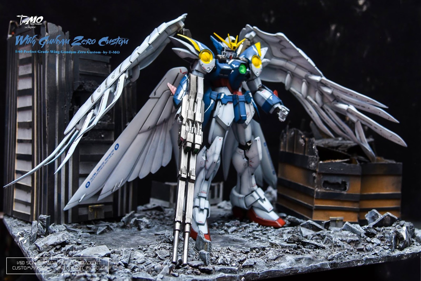 GUNDAM GUY: PG 1/60 Wing Gundam Zero Custom - Painted Build